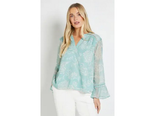 DARLING London – Mint bluza sa biserima (Vel. XS)