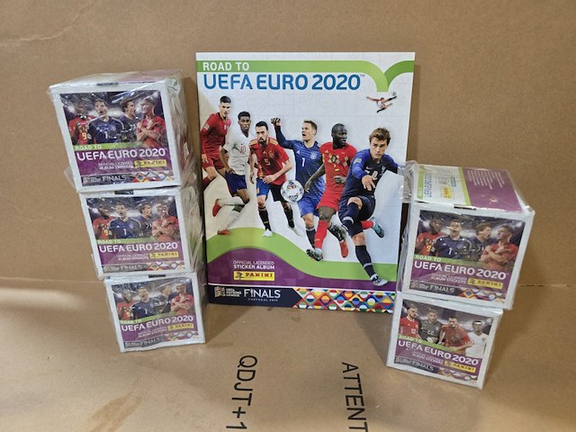 Kesice Road To Euro 2020 (Panini) 50 komada,kutija