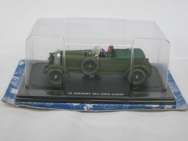 1:43 atlas `Blake&;Mortimer` bentley speed six