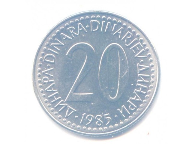 20 dinara 1985