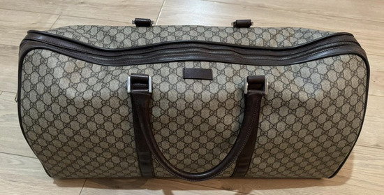 Gucci GG Supreme Monogram Canvas Large Duffle