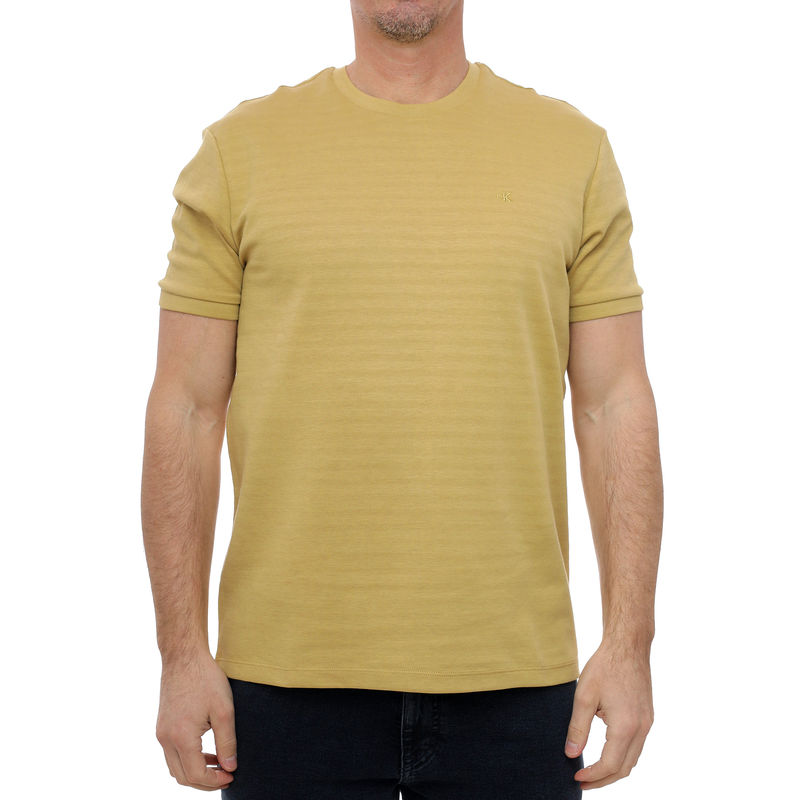 Muška majica Calvin Klein Ss tonal stripe crewnk tee