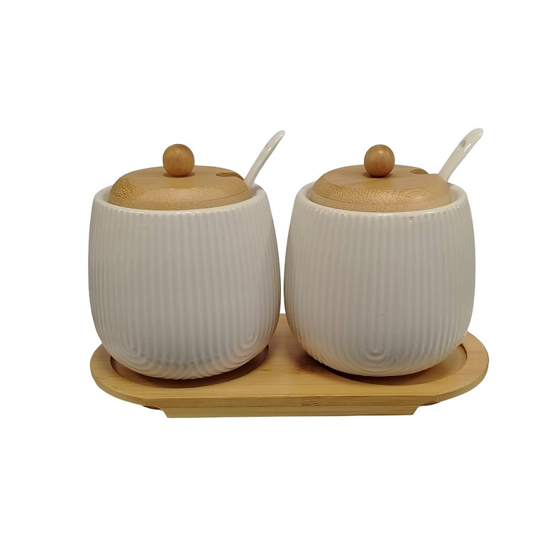 SET KERAMIČKIH TEGLI NA STALKU 2/1 8X8/18X10 CM