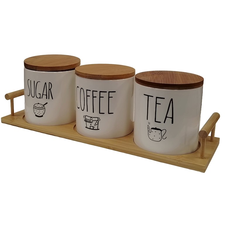 SET KERAMIČKIH TEGLI NA STALKU 3/1 10X12 CM