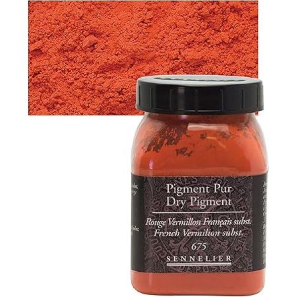 Sennelier PIGMENT 50g French vermilion hue 675