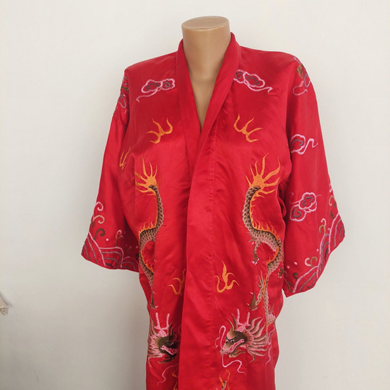 Kimono od prave svile 100 % dvoslojni