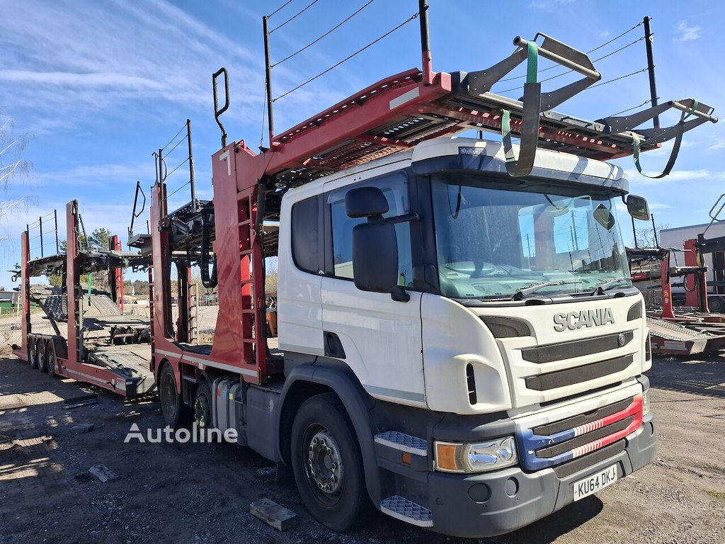 Scania tegljač + poluprikolica autotransportera