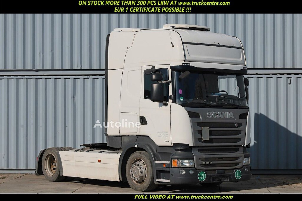 Scania R410, EURO 6, LOW DECK, RETARDER, SERVICE BOOK tegljač