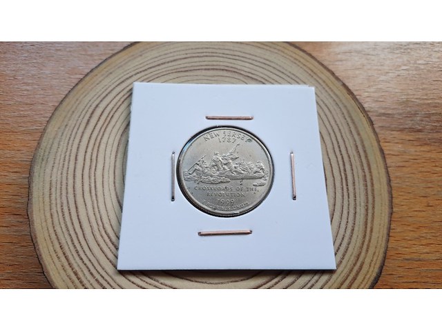 USA QUARTER DOLLAR 1787-1999 GODINA NEW JERSEYJUBILARAC