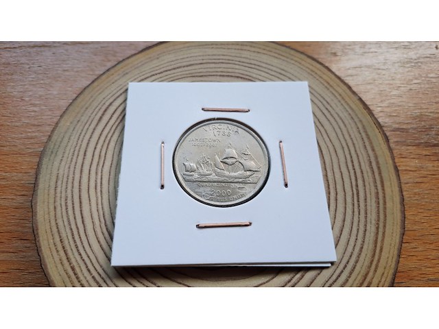 USA QUARTER DOLLAR 1788-2000 GODINA VIRGINIA JUBILARAC