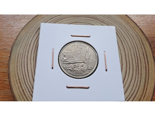 USA QUARTER DOLLAR 1912-2008 GODINA ARIZONA JUBILARAC