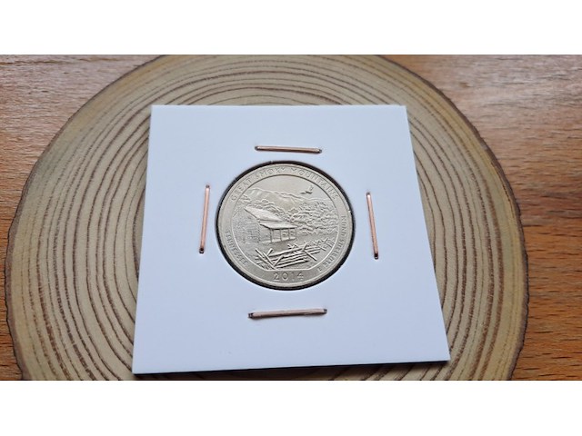 USA QUARTER DOLLAR 2014 GODINA TENNESSEE JUBIILARAC