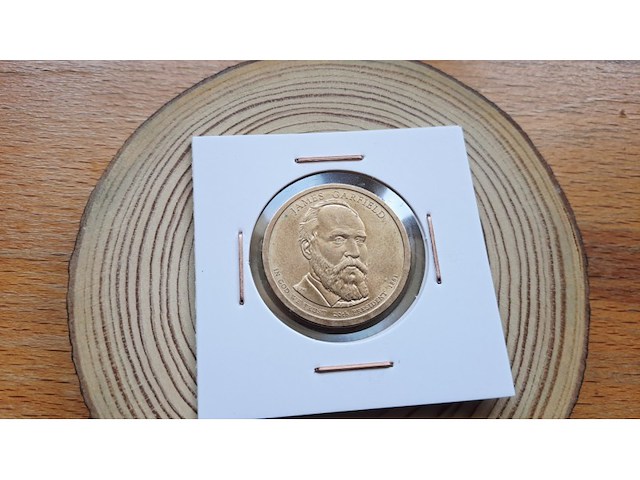 USA ONE DOLLAR 2011 GOD 20st JAMES GARFIELD JUBILARAC