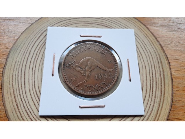 AUSTRALIA ONE PENNY 1942 GODINA