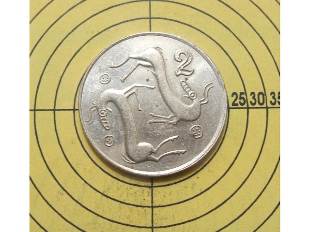 Kipar 2 cents 1994g km54.3