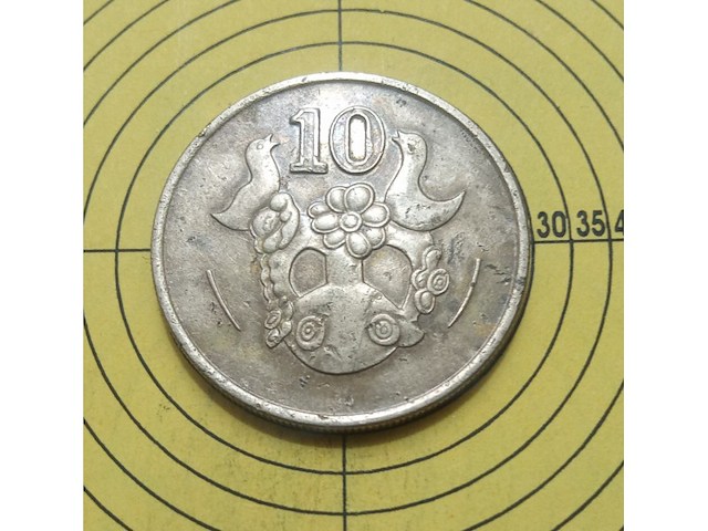 Kipar 10 cents 1992g km56.3