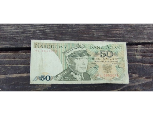 POLJSKA 50 ZLOTA 1988
