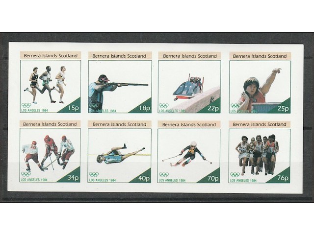Bernera Island - 1984 Los Angeles Olympic Games - MNH