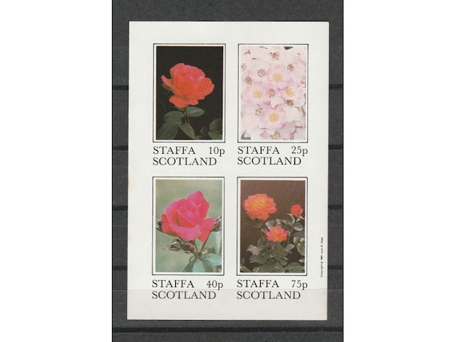 Scotland, Staffa - Roses - 1981 - MNH
