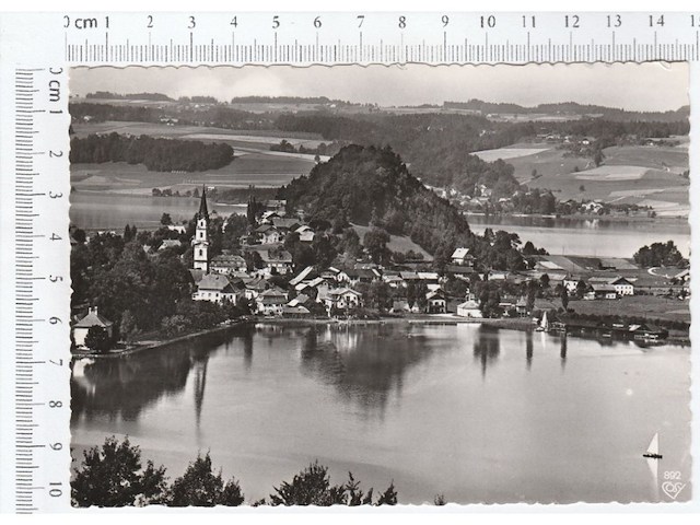 Mattsee am Nieder-Trumer-See bei Salzburg, Austrija