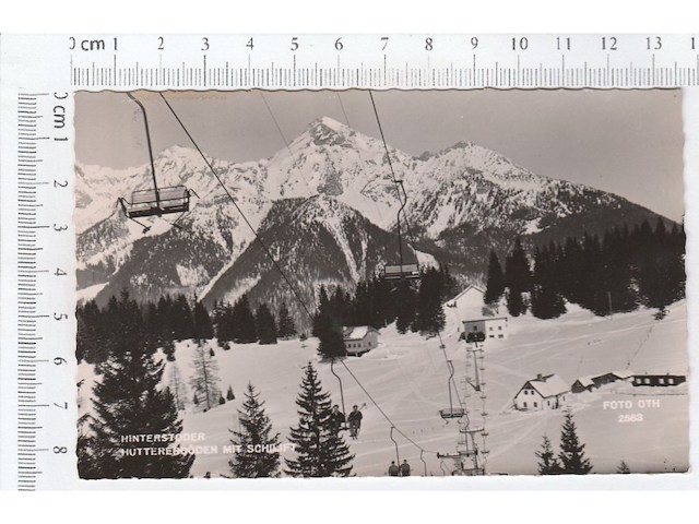 Hinterstoder Huttererböden mit Schilift, Austrija