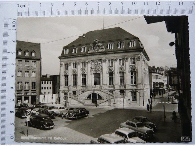 Bonn Markplatz mit Rathaus, Nemačka