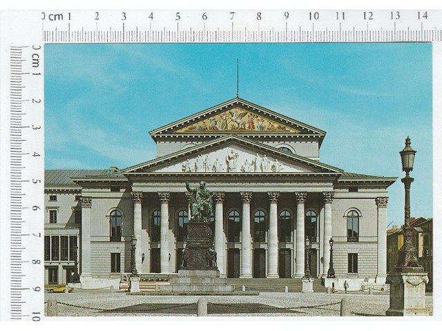 Munich, München - Nationaltheater und Residenztheater B