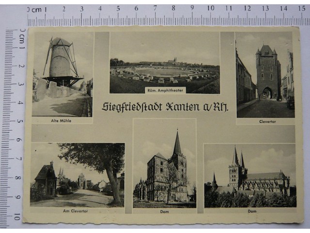 Siegfriedstadt Xanten am Rhein - Clevertor, Dom, Alte M