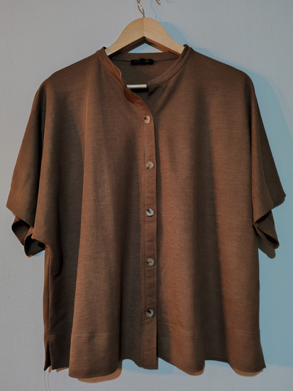 MASSIMO DUTTI OVERSIZE BLUZA S DO L