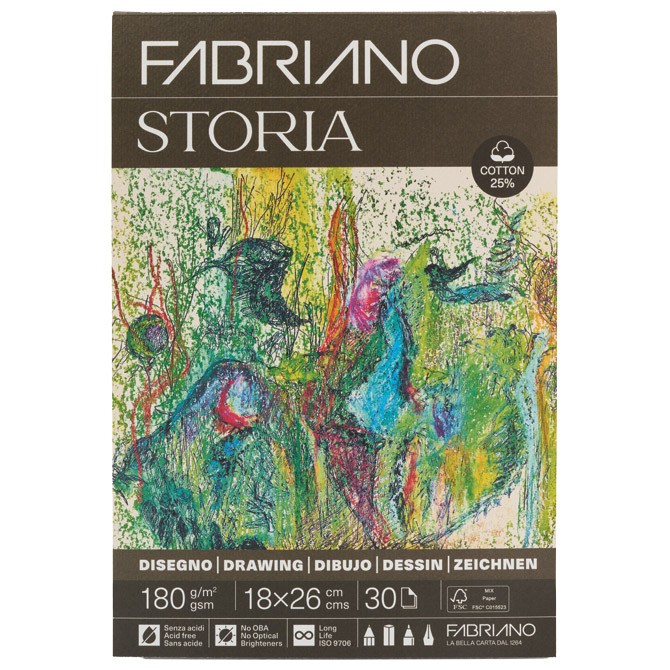 Blok Storia 18x26cm 30L 180g Fabriano 19100732