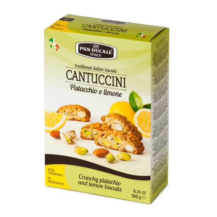 Pan Ducale cantuccini pistacchio e limone 180g