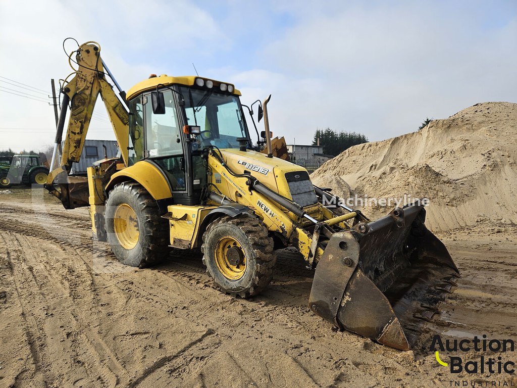 Prodaje se New Holland LB 110 B-4 PT bager-utovarivač na aukciji