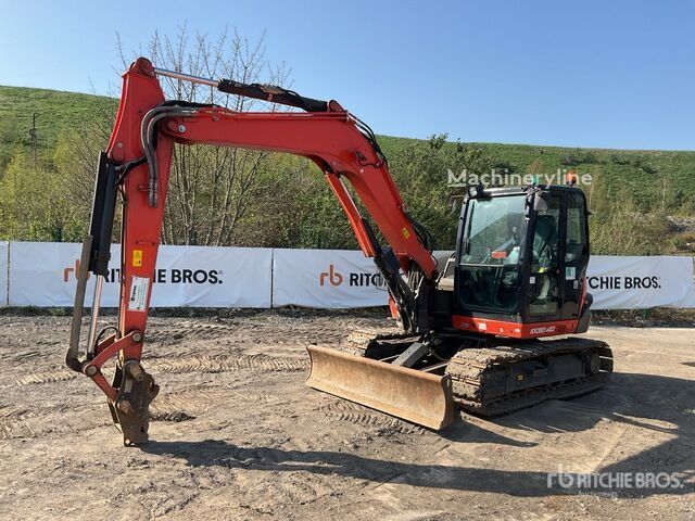 Prodaje se Kubota KX080-4a2 midi bager na aukciji