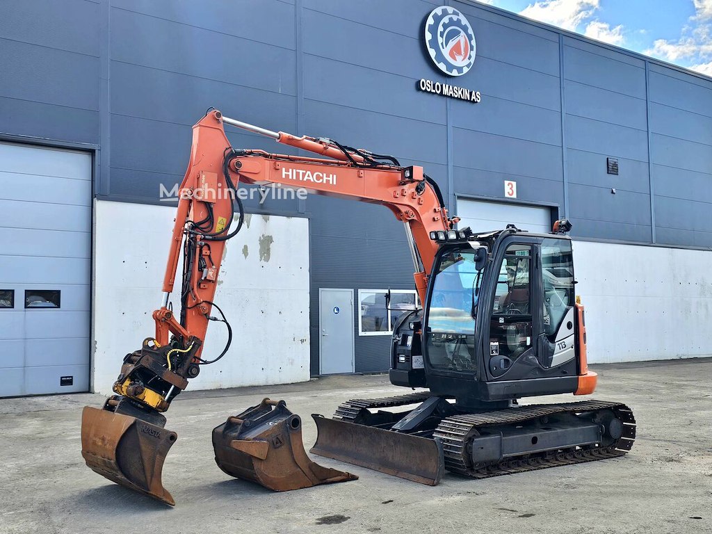 Hitachi ZX85 US-5A, 2014 model, 7640 hours, rototilt, grading bucket, di bager guseničar