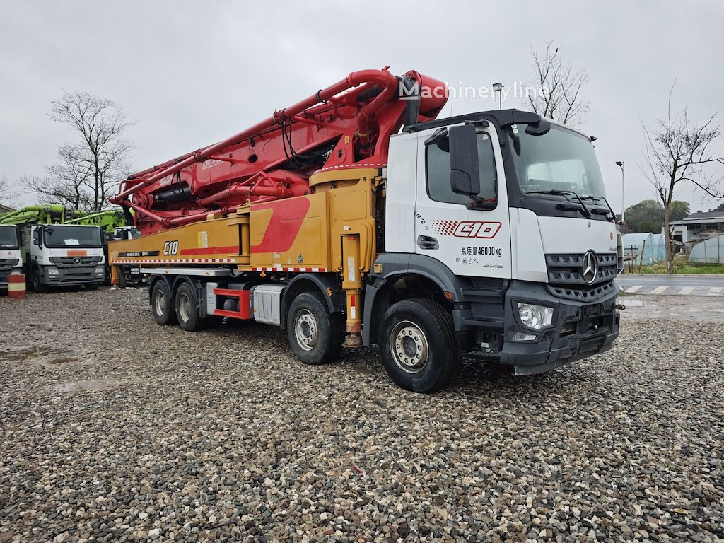 Sany 2022 SYM5463THBFB 62m 650h na šasiji Mercedes-Benz Arocs 4146 E6 8×4 pumpa za beton