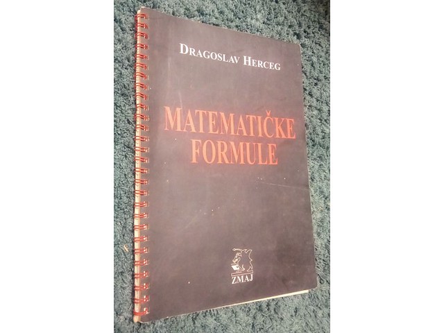 MATEMATIČKE FORMULE - DRAGOSLAV HERCEG