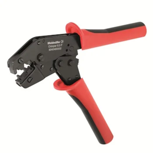 Weidmuller Crimper 6.3F krimp klešta za buksne, Red line, 0.5-2.5mm²