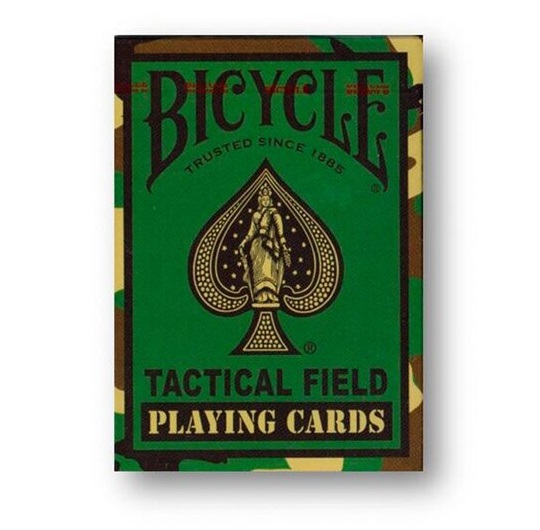 Bicycle tactical field green karte, 0165-01