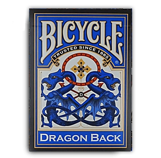 Bicycle dragon blue karte, 0126-2