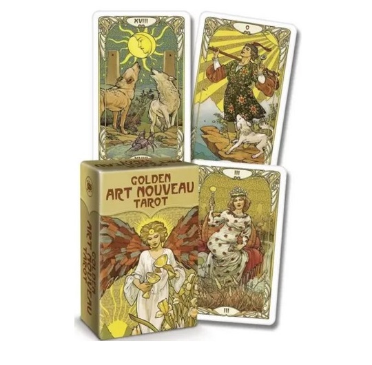 Tarot golden art nouveau (mini) karte, 1029