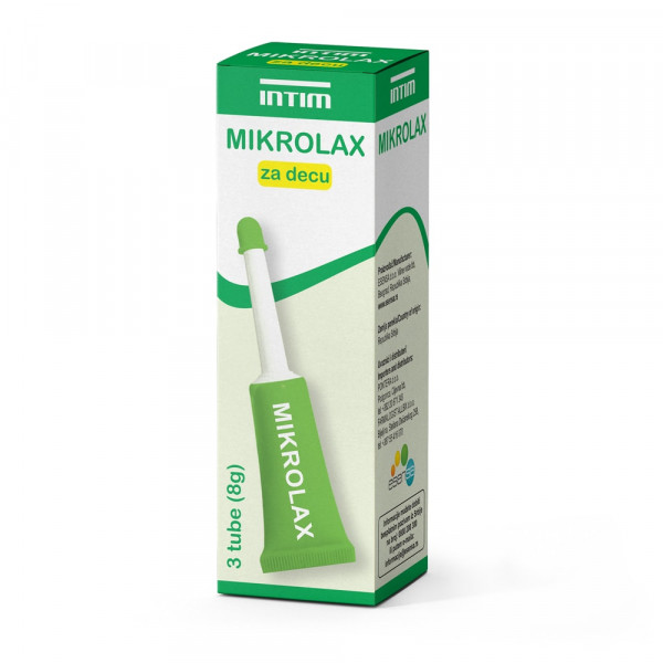 Mikrolax glicerinski gel za decu 3x8g