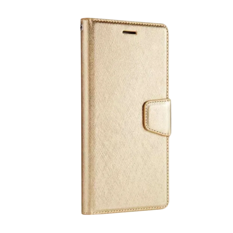 Zaštitna futrola preklopna ALIVO Zlatna za Galaxy A17