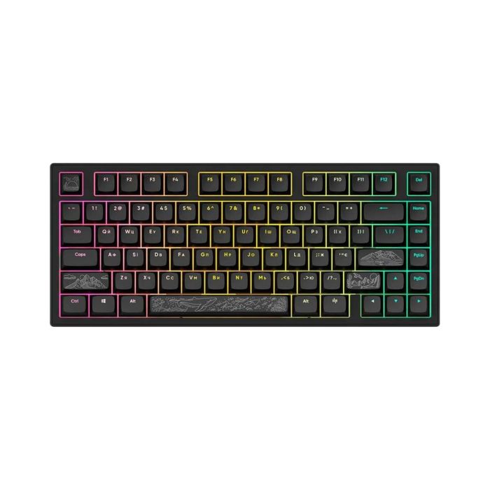 Tastatura Dark Project ALU Terra Nostra Gaming Mehanička Žična / 75% / RGB / Hot-Swap / Anti-Ghosting / Black
