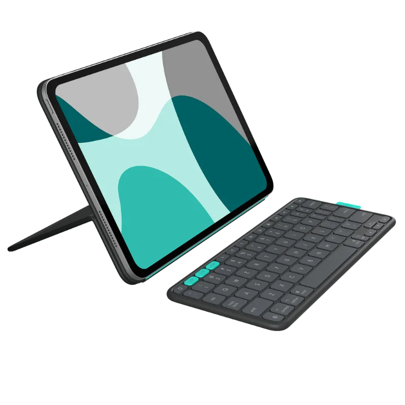 Logitech Flip Folio tastatura sa futrolom za iPad Pro i Air 13″ US, Siva