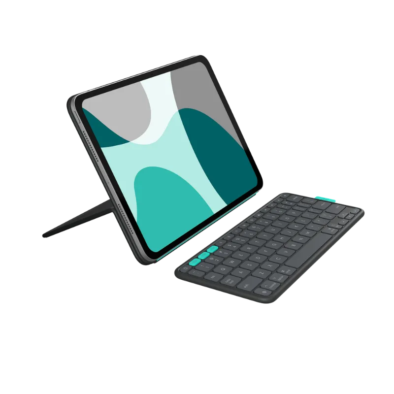 Logitech Flip Folio tastatura sa futrolom za iPad Pro i Air 11″ US, Siva