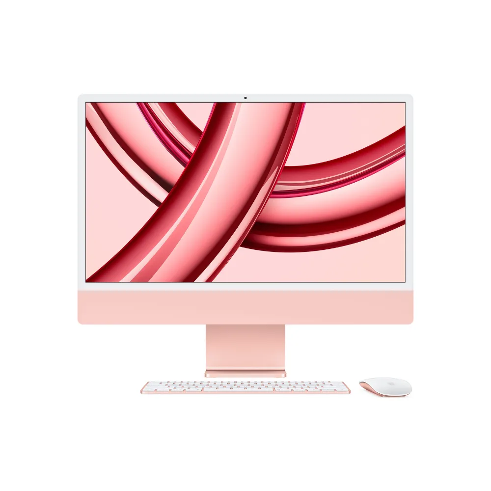 Apple iMac M3 24″ 8/256GB, Roze (Pink), (mqrd3cr/a)