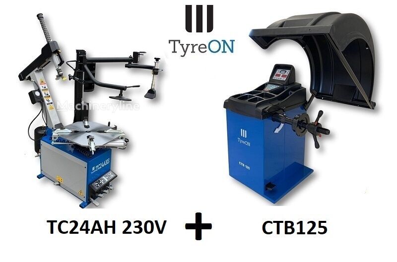 Novi TyreON 24 Inch car tyre changer with airbooster 230V + car wheel balanc balansirka