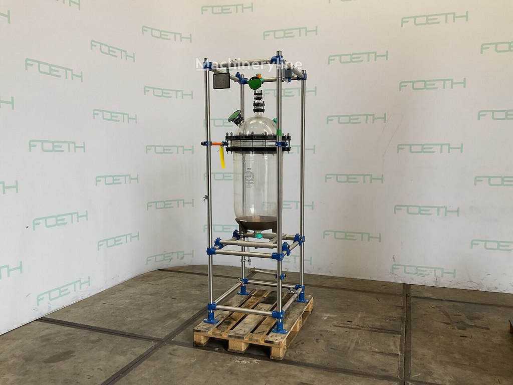 QVF Glasstechnik Vessel 100 L - Vertical tank hemijski reaktor