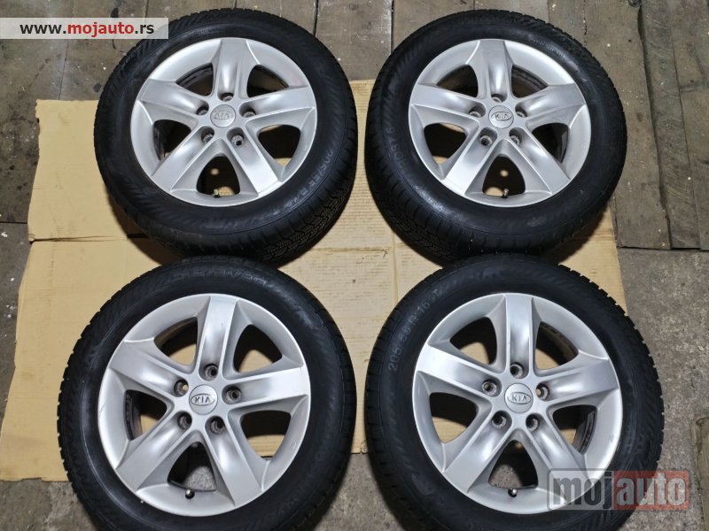 123. Alu felne 16-ice, KIA CEED, 5X114,3 sa ZIMSKIM gumama