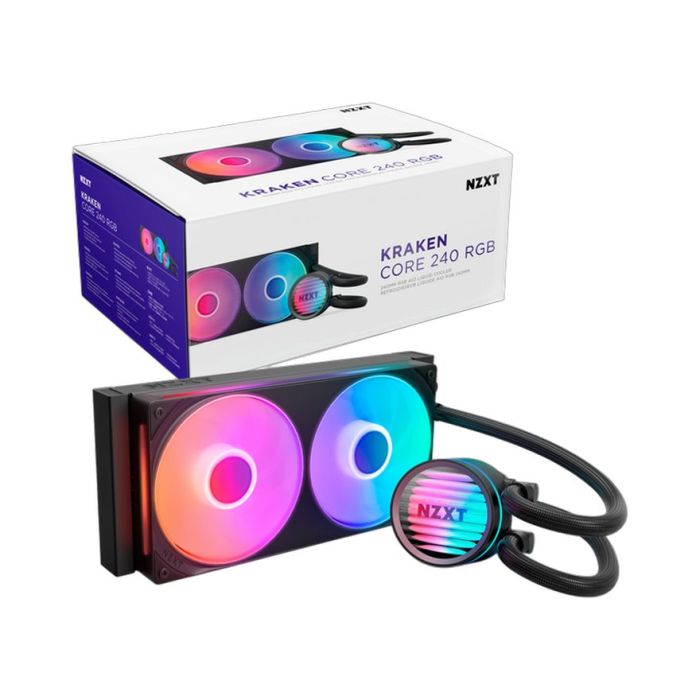 Hladnjak NZXT Kraken Core 240 RGB (RL-KR24C-B1) Black vodeno hlađenje